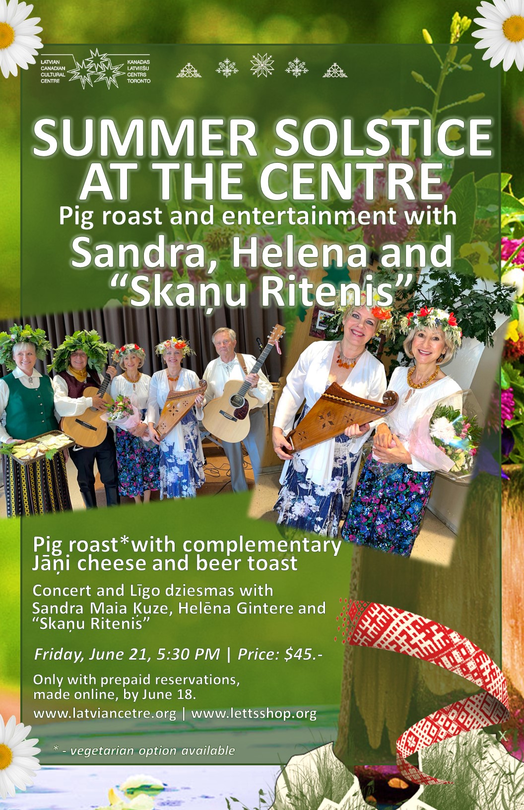 Summer Solstice at the Centre - Latvian Centre Toronto